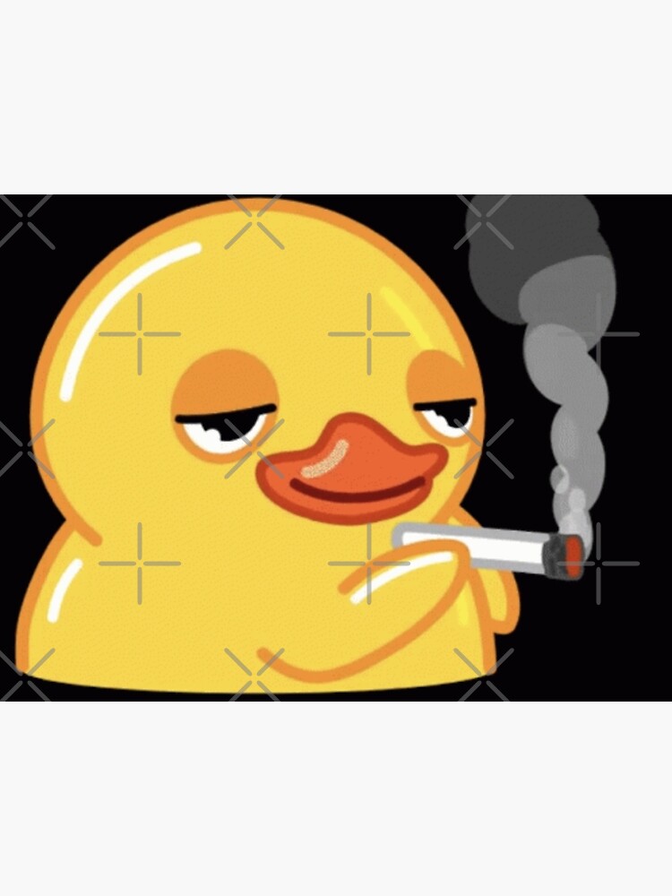 "smoking duck gif" Poster for Sale by FilmKitty | Redbubble