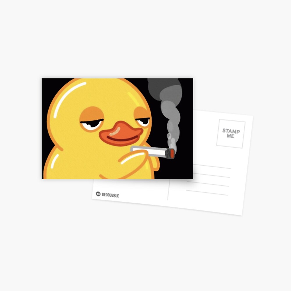 "smoking duck gif" Poster for Sale by FilmKitty | Redbubble