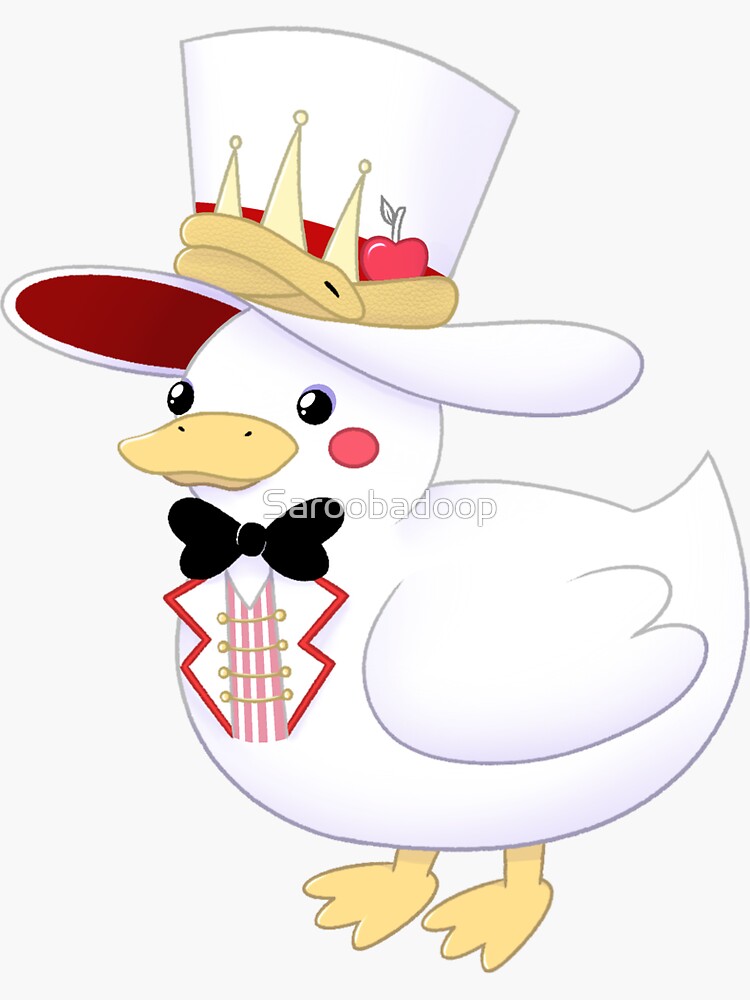 "Lucifer Duck Hazbin Hotel" Sticker for Sale by Saroobadoop | Redbubble