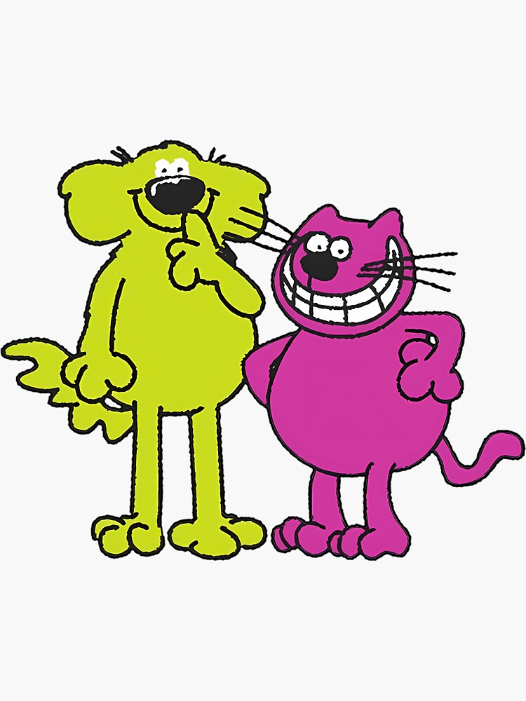 "Roobarb And Custard" Sticker for Sale by GerardCama | Redbubble