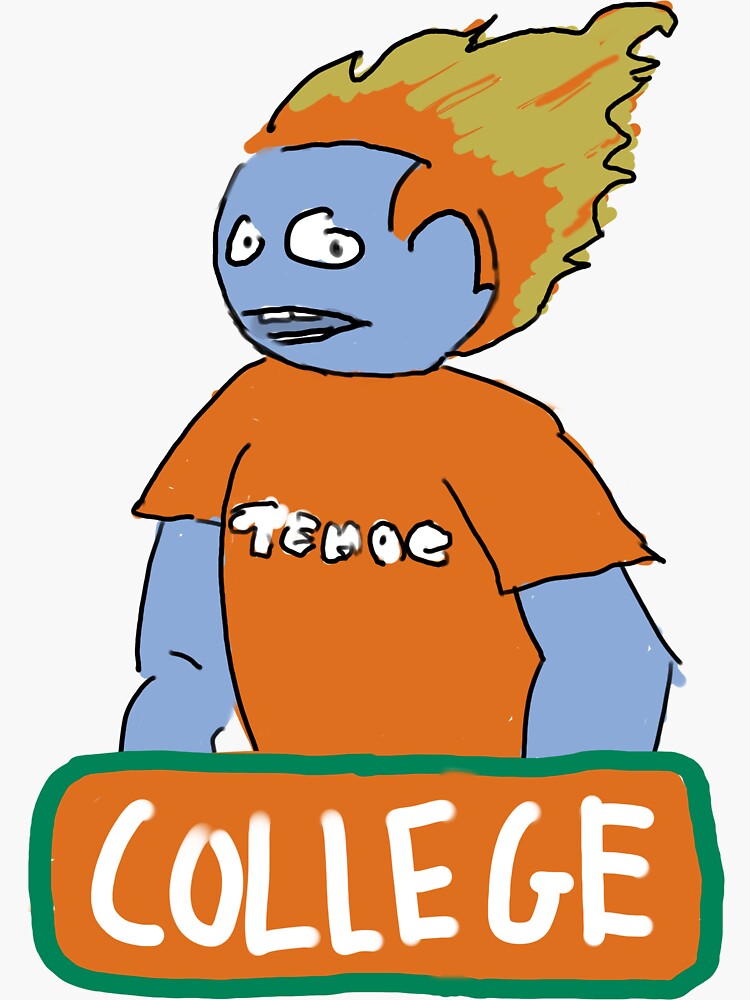 "UTD Temoc Spirit Wear" Sticker for Sale by TheRarestZubat | Redbubble