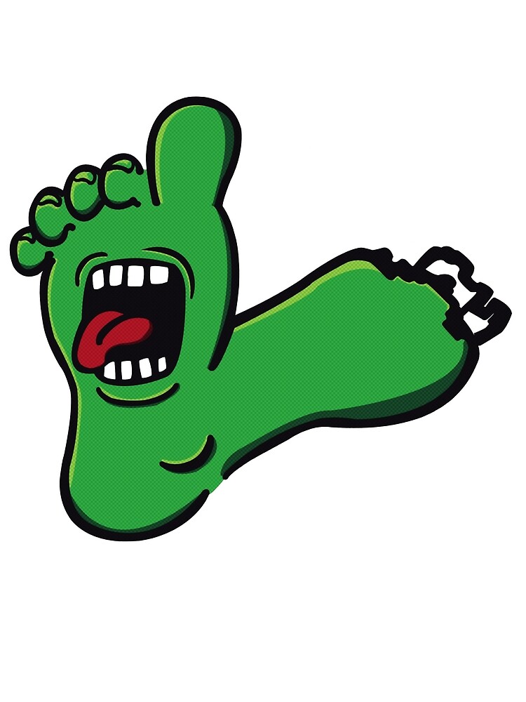 "screaming foot" by ARTCRIMINAL | Redbubble