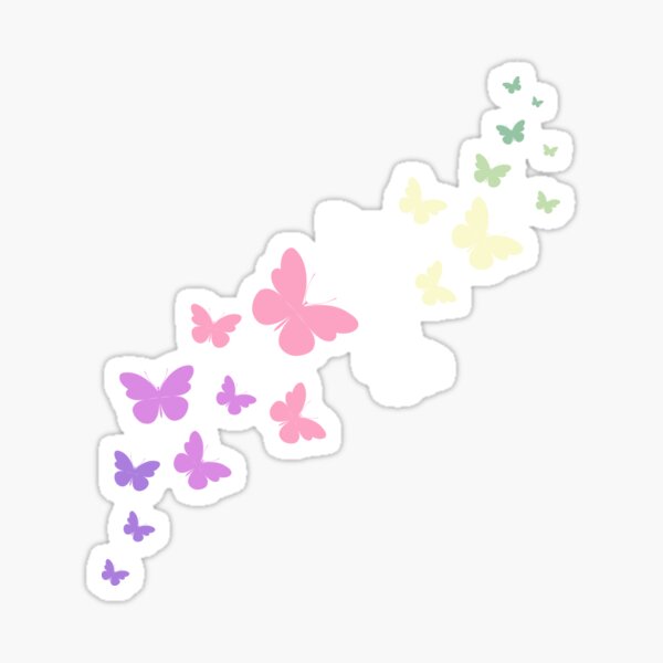 "Cute Genderfae Pride Flag Butterflies, Subtle Genderdoe Design ...