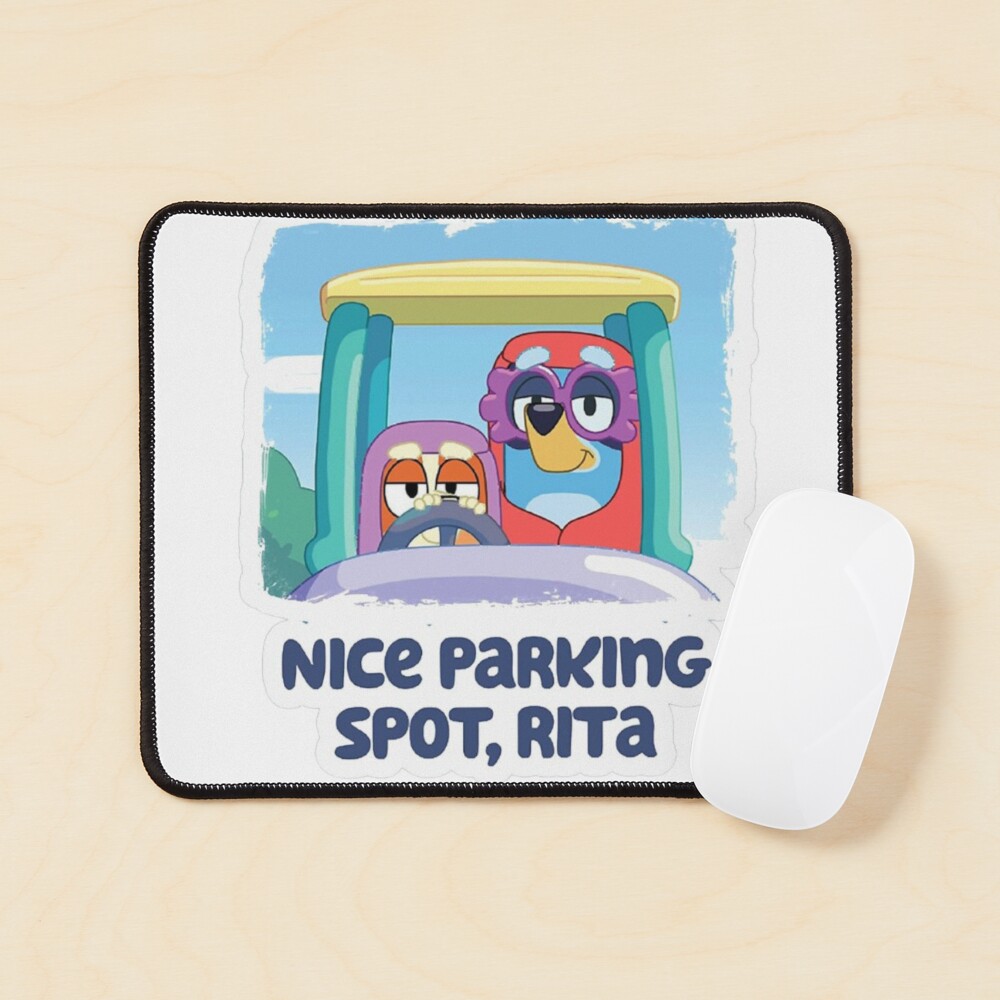 "Nice Parking Spot Rita" Sticker for Sale by Brindoom | Redbubble
