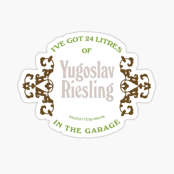 "24 Litres" Sticker for Sale by CraftNeonArt | Redbubble