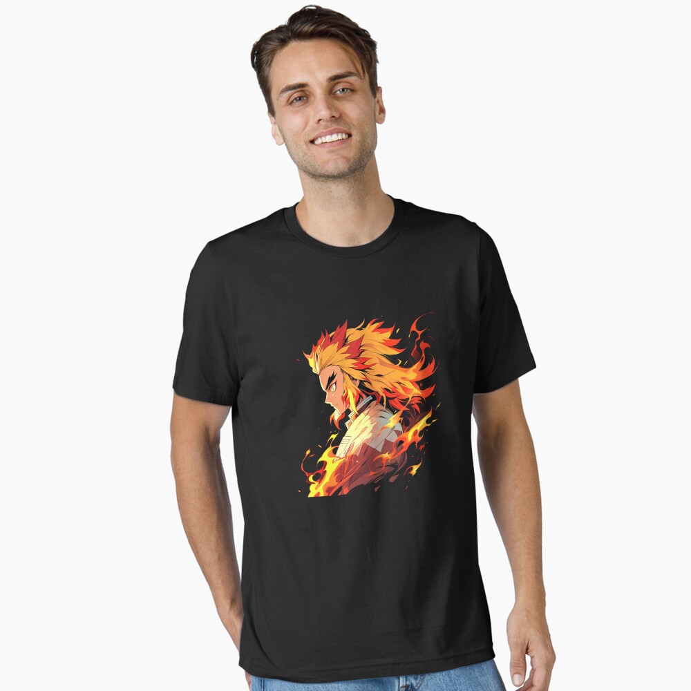 "rengoku demon slayer" Sticker for Sale by maniabx | Redbubble