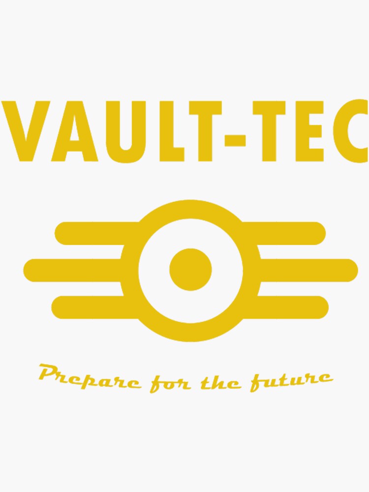 "Fallout 4 Vault-Tec logo" Sticker for Sale by RiversRichn | Redbubble