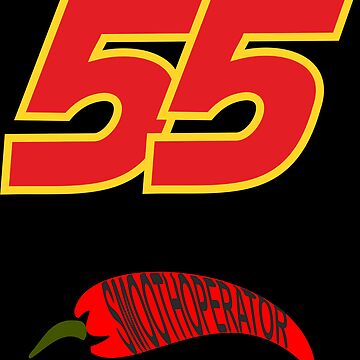 "Formula 1 Carlos Sainz Racing Number 55 smooth operator Ferrari phone ...