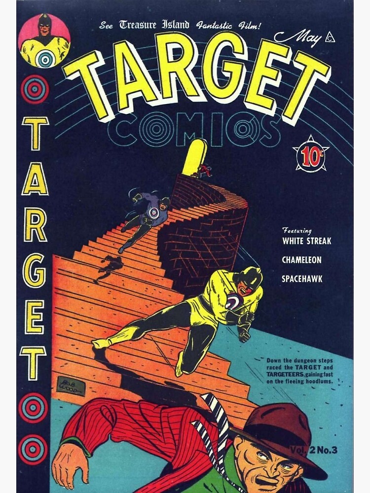 "The Target Vintage Comic Book Art " Poster for Sale by IceCreamKisses ...