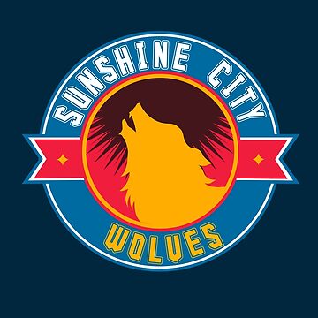 "sunshine city wolves andteam" Sticker for Sale by Afire Designs ...