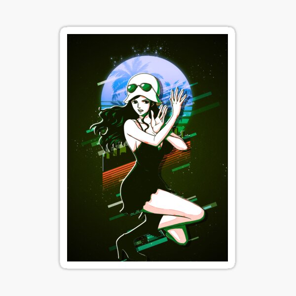 "Nico Robin One Piece" Sticker for Sale by SiksisArt | Redbubble