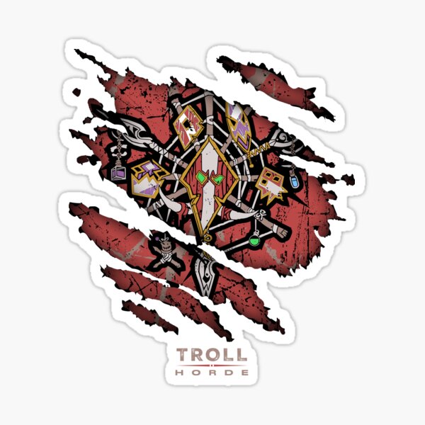 "TROLL - ELITE RIPPED" Sticker for Sale by EXION CREW | Redbubble