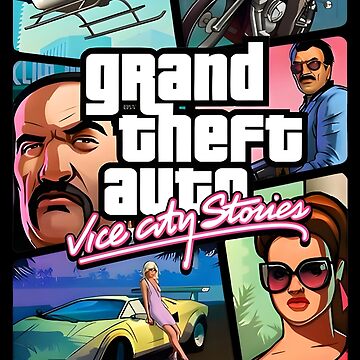 "Grand Theft Auto - Vice City Stories Cover" Sticker for Sale by ...