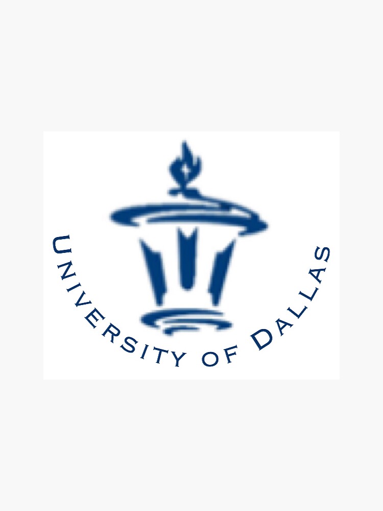 "University of Dallas" Sticker by juliaginz914 | Redbubble