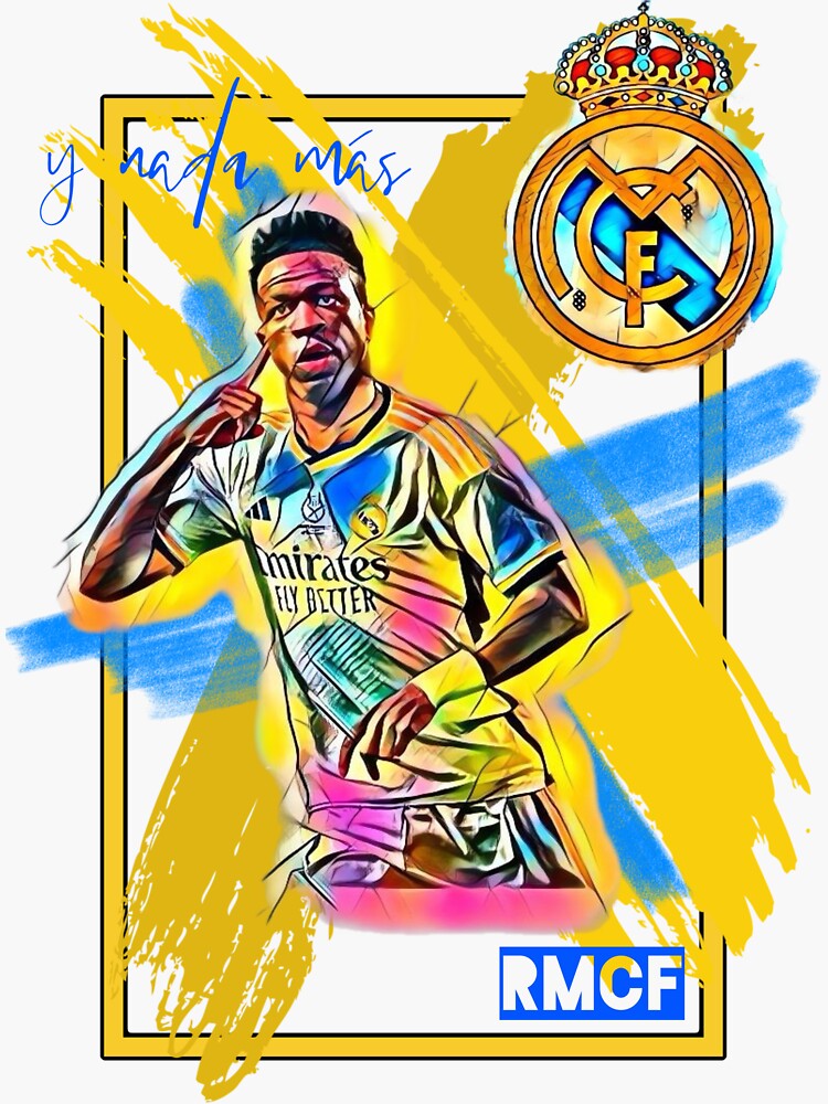 "Vinicius Junior Real Madrid " Sticker for Sale by SickIndividual ...