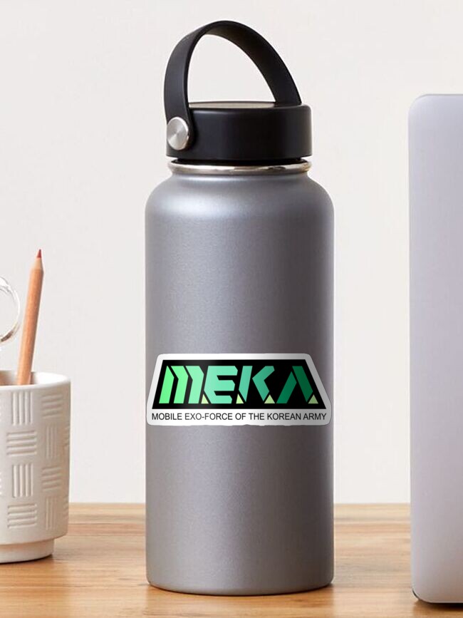"MEKA Logo" Sticker for Sale by drkpxl | Redbubble