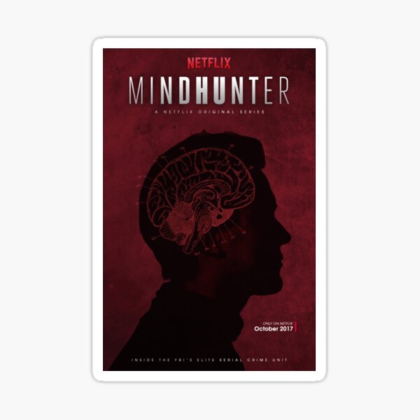 "Mindhunter - Original TV Poster" Sticker for Sale by subject13fringe ...