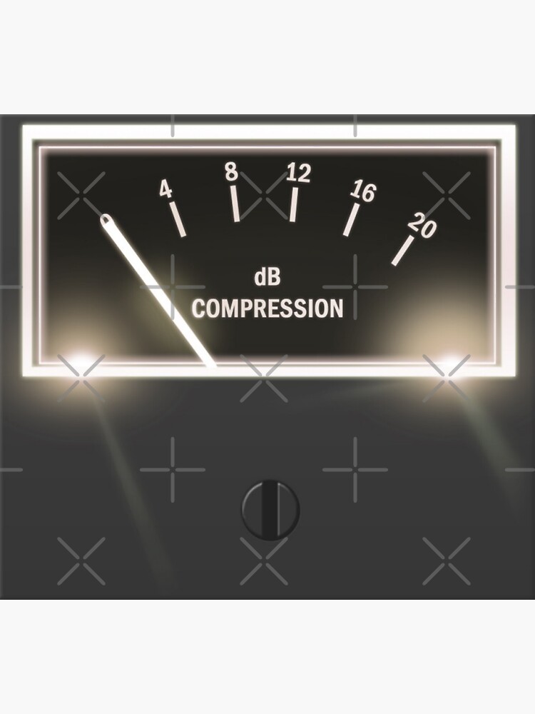 "compressor VU meter SSL g bus" Sticker for Sale by Brownpants | Redbubble
