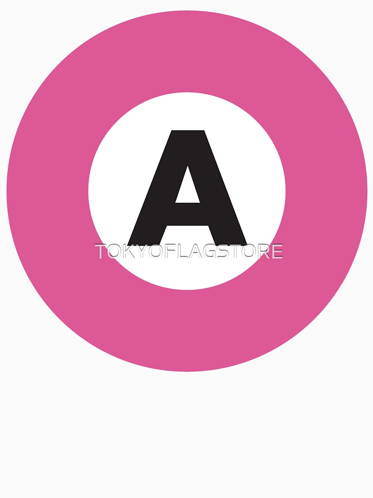 "東京メトロ 浅草線ロゴ -Tokyo Metro Asakusa Line logo-" T-shirt by TOKYOFLAGSTORE ...