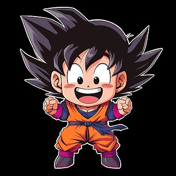 "chibi goku" Sticker for Sale by skateras | Redbubble