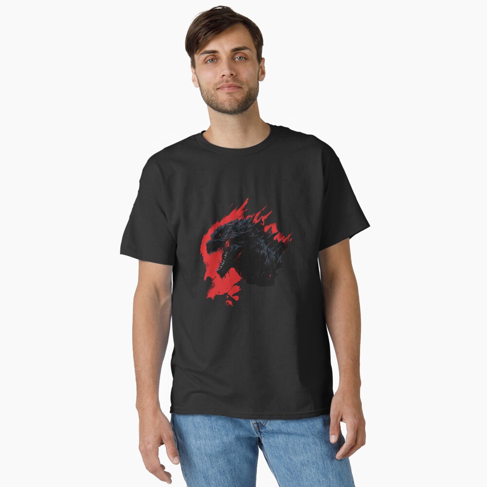 "godzilla" Sticker for Sale by skateras | Redbubble