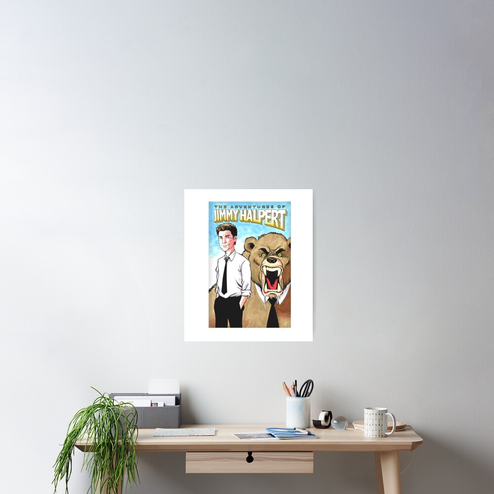 "The adventures of Jimmy Halpert" Poster for Sale by Normal-Clothes ...