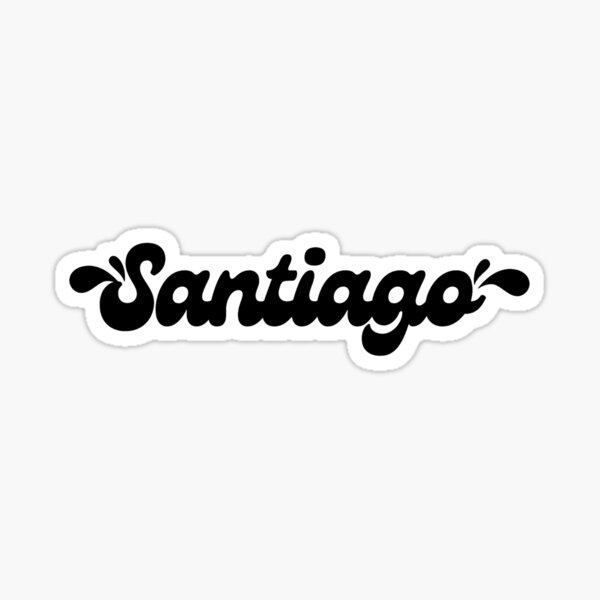 "Santiago" Sticker for Sale by VITRARA | Redbubble