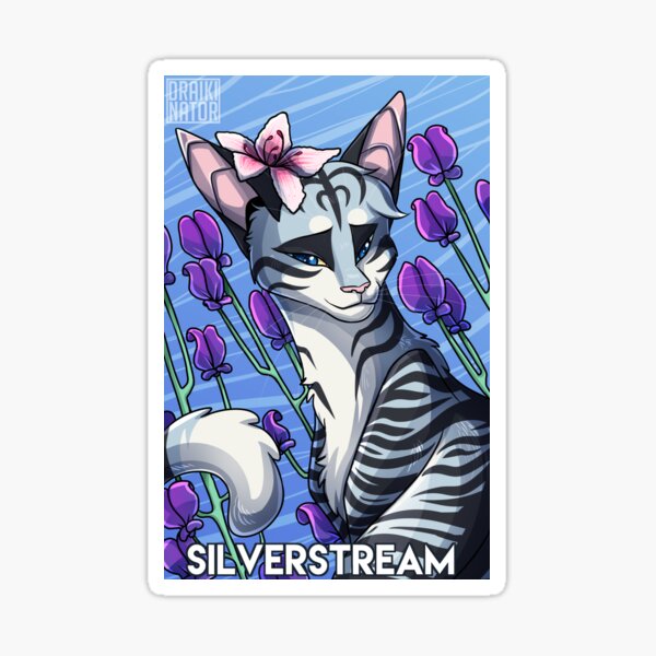 "Floral Silverstream" Sticker by Draikinator | Redbubble
