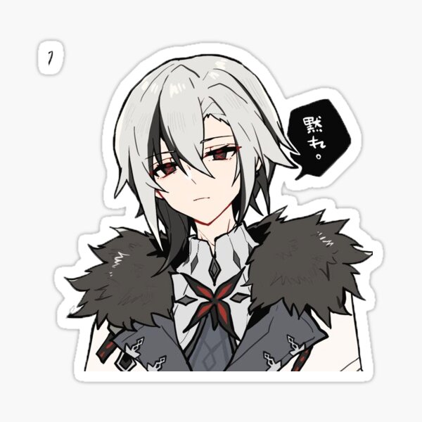 "arlecchino wondering" Sticker for Sale by Boulayisa | Redbubble