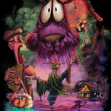 "Courage The Cowardly Dog - Return The Slab" Poster for Sale by ...
