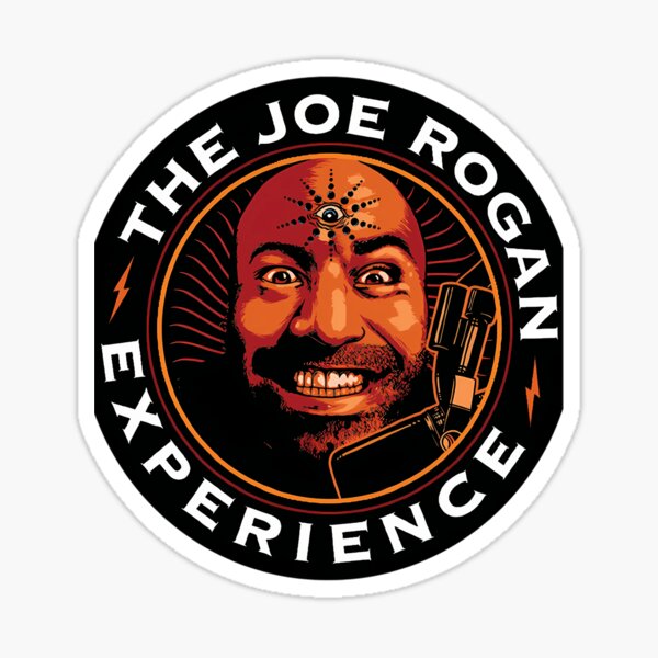 "Jre Joe Rogan Experience Podcast Logo " Sticker for Sale by ...