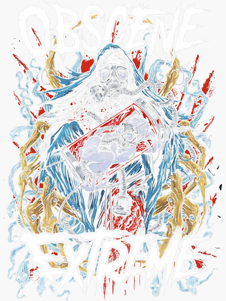 "Obscene Extreme Faceless" Sticker for Sale by twananoga | Redbubble