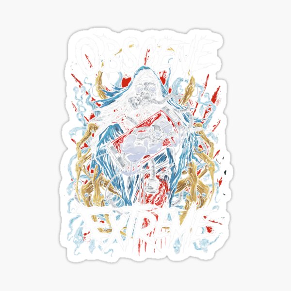 "Obscene Extreme Faceless" Sticker for Sale by twananoga | Redbubble