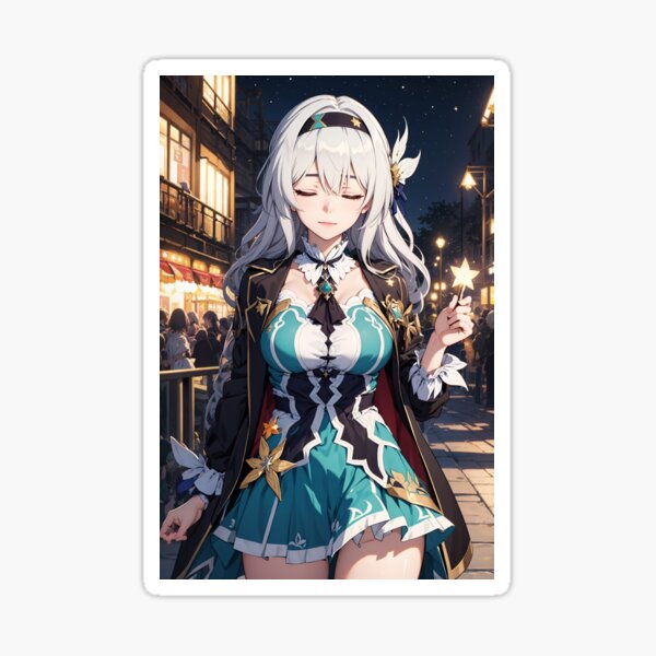 "Firefly - Honkai Star Rail Fanart" Sticker for Sale by iloveanimechibi ...