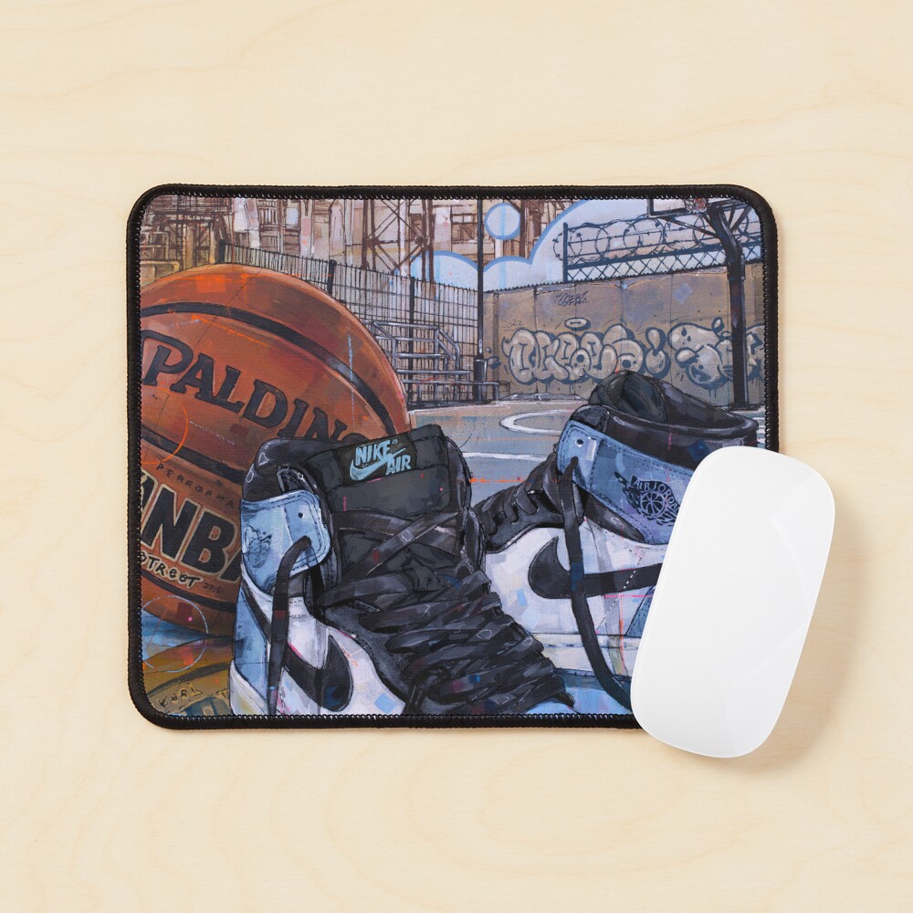 "Basketball sneaker UNC toe artwork" Sticker for Sale by ...