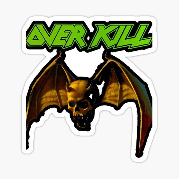 Sticker for Sale mit "Overkill-Band" von Benjailbert | Redbubble