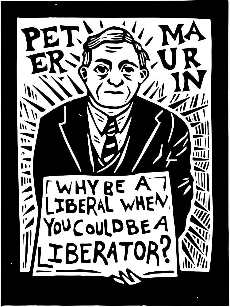 "Peter Maurin Catholic Worker Co Founder" Poster for Sale by ...