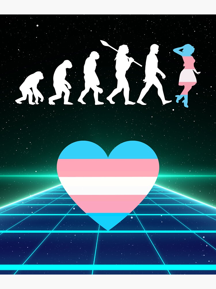 "Transgender Evolution " Sticker for Sale by SocialAwareness | Redbubble