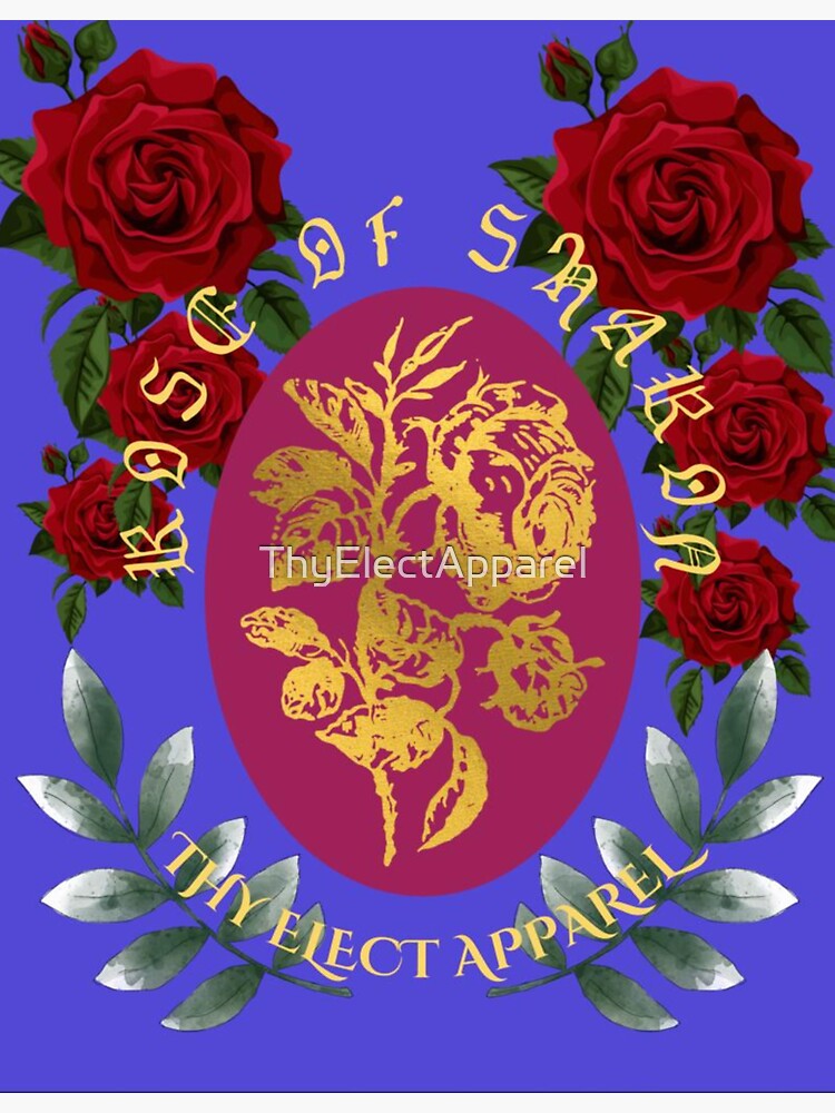 "Rose of Sharon" Sticker for Sale by ThyElectApparel | Redbubble