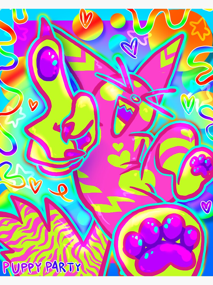 "Watermelon Acid Jump" Sticker for Sale by puppyp4rty | Redbubble
