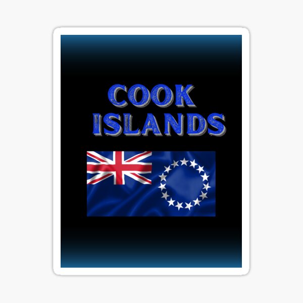 "Cook Islands" Sticker for Sale by jimmyben1 | Redbubble