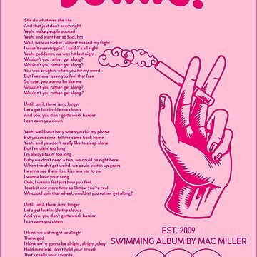 "Mac Miller "Dunno"" Sticker for Sale by khines625 | Redbubble