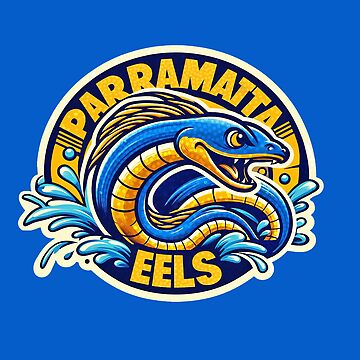 "Parramatta Eels" Sticker for Sale by Zemolee | Redbubble