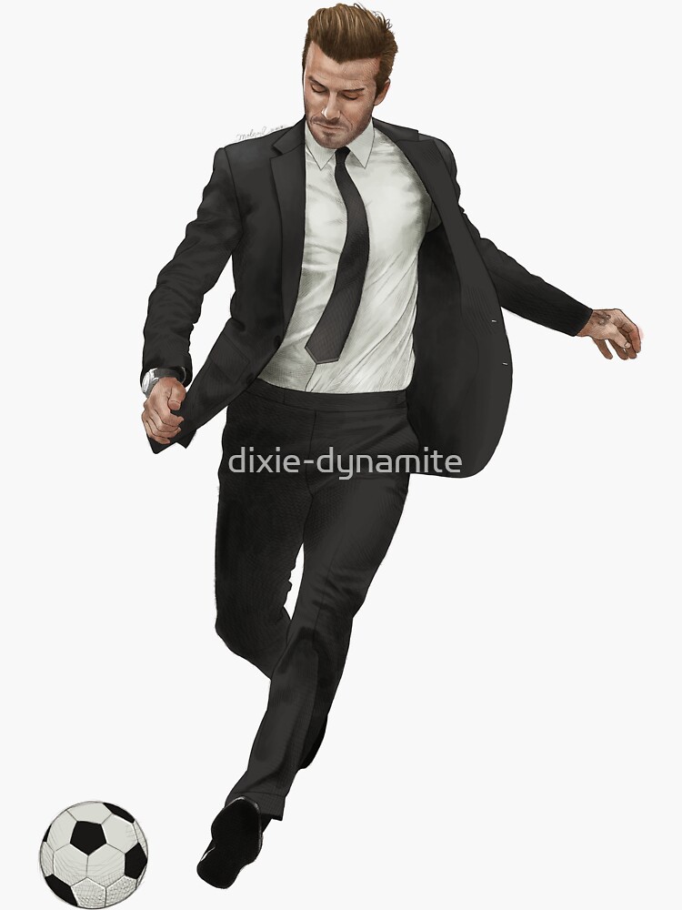 "David Beckham" Sticker by dixie-dynamite | Redbubble