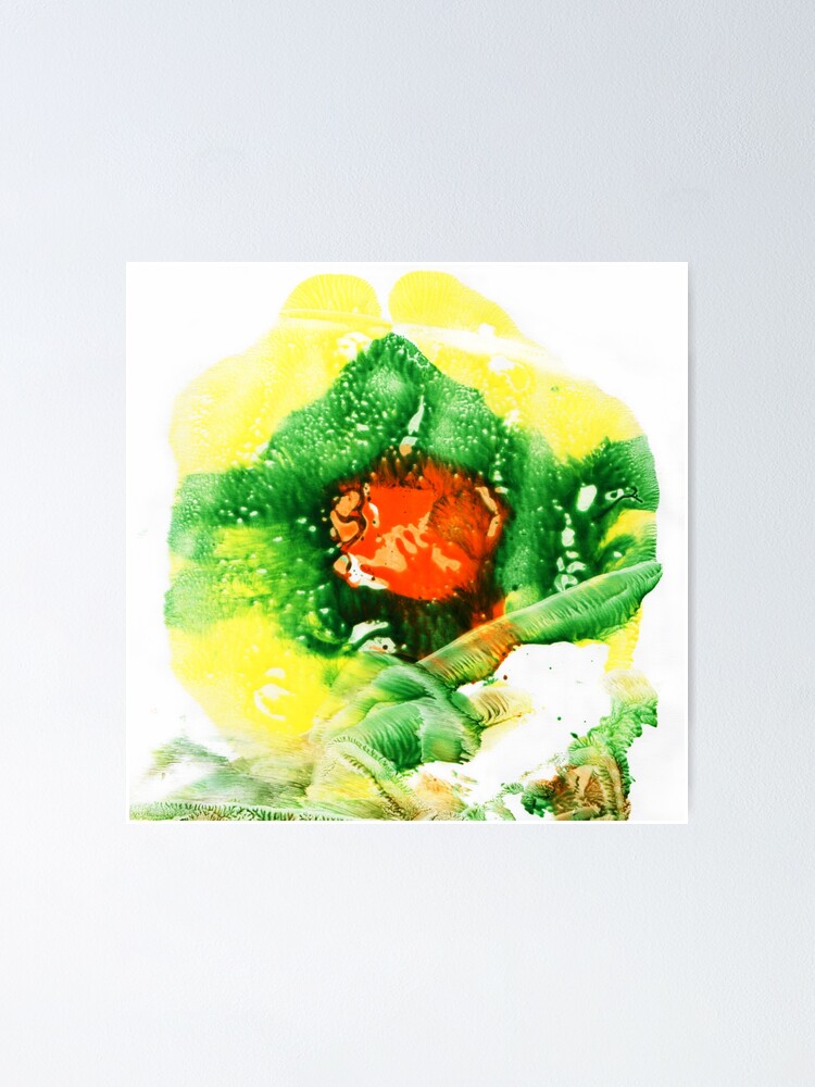 "Acrylic pouring. " Poster by lamarmarina | Redbubble