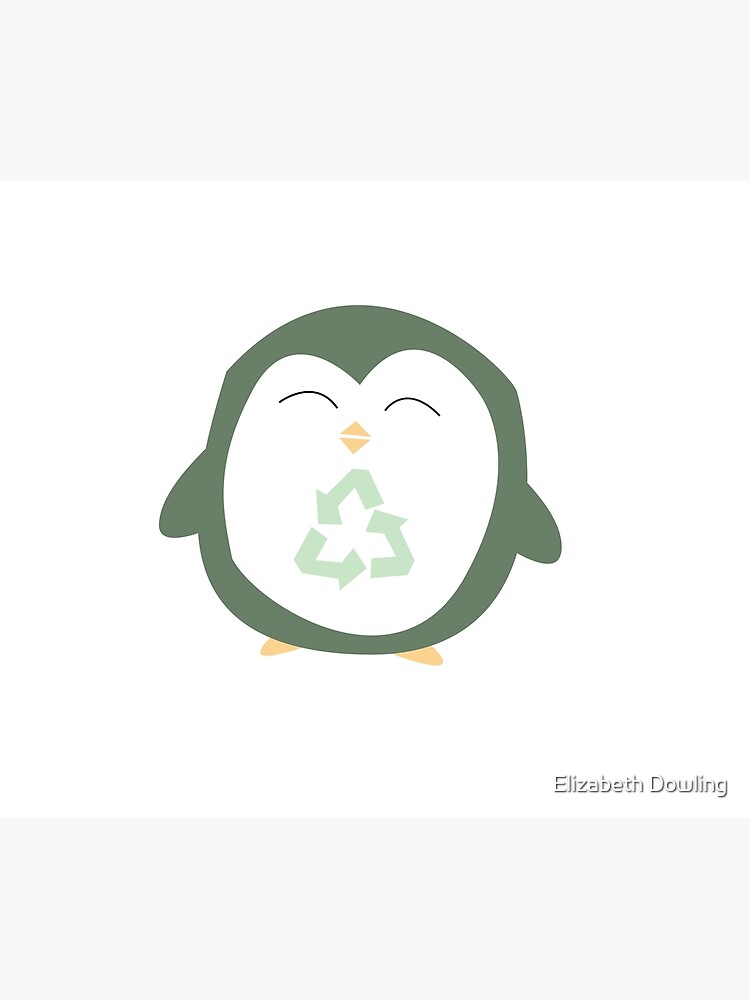 "Happy Recycle Penguin" Poster by eashleigh | Redbubble