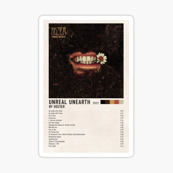 "Unreal unearth poster" Sticker for Sale by saturn11d | Redbubble