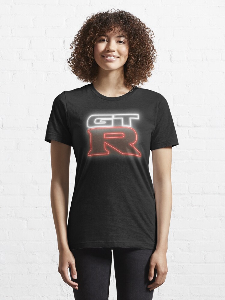 "Nissan GTR Neon Sign" T-shirt for Sale by RickyBarnard | Redbubble ...