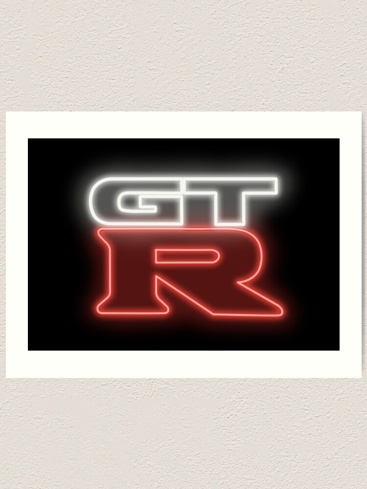 "Nissan GTR Neon Sign" Art Print for Sale by RickyBarnard | Redbubble