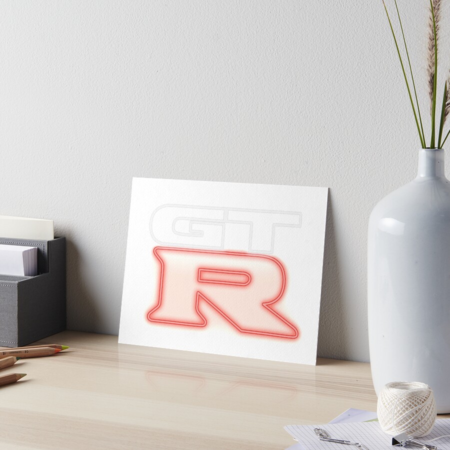 "Nissan GTR Neon Sign" Poster for Sale by RickyBarnard | Redbubble